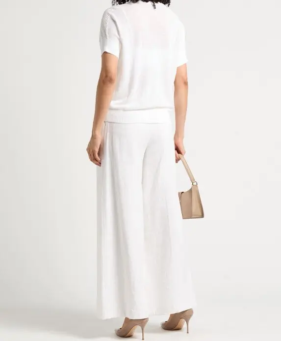 Brunello Cucinelli Crew Neck Sequin Short Sleeve Knit