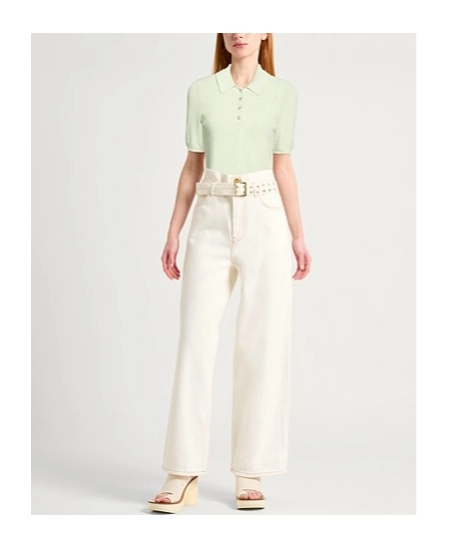 Rag & Bone Solid-color Knitted Short-sleeved Shirt
