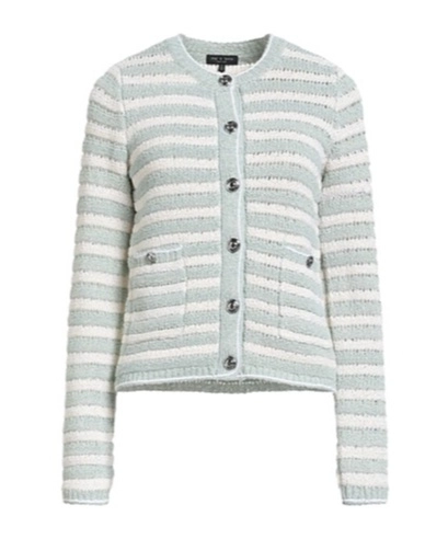 Rag & Bone Striped Long-sleeved Knitted Sweater