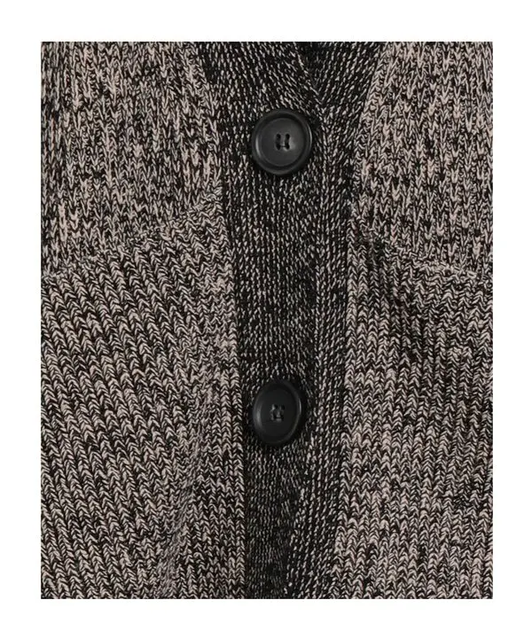 Sportmax Knitted Long Sleeve Cardigan With Button Fastenings