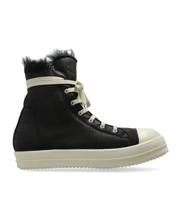 Rick Owens Zipped Lace-up Sneakers