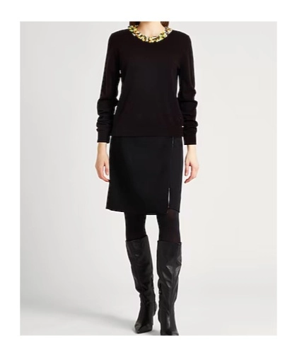 Tory Burch Long Sleeve Knitwear With Sequins And Appliqués