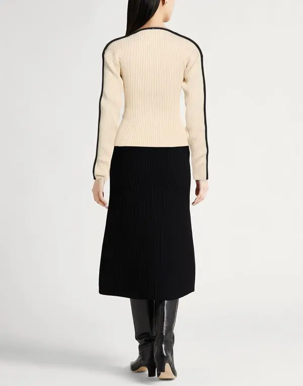 Sportmax Solid Color Lightweight Knit Top