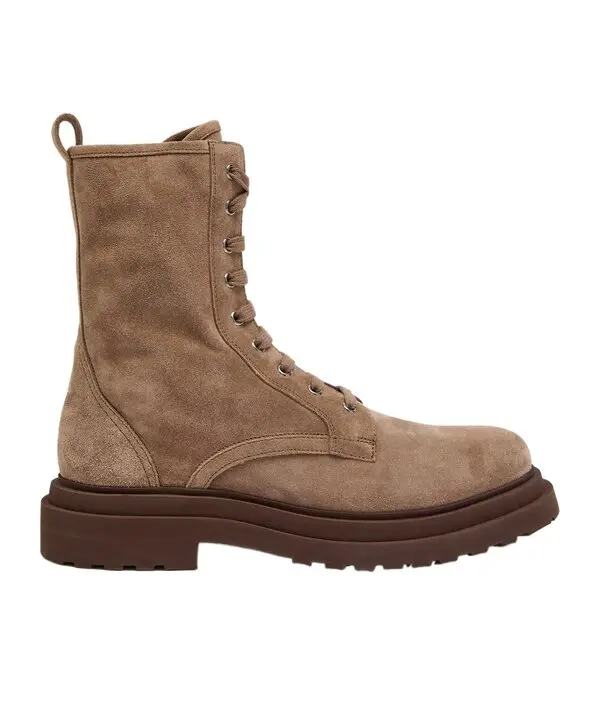 Brunello Cucinelli Suede Ankle Boots