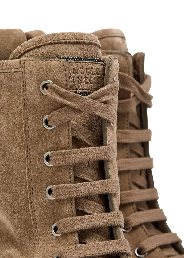 Brunello Cucinelli Suede Ankle Boots