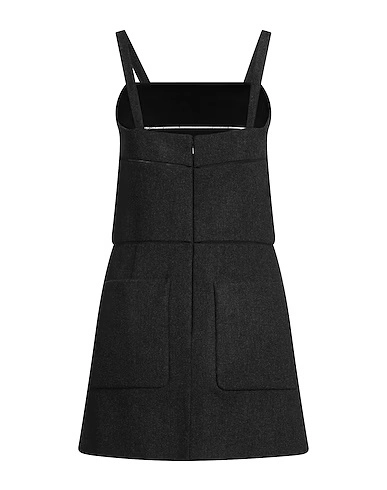 Max Mara Sleeveless Square Neck Flannel Dress