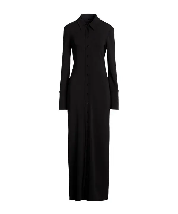 Sportmax Solid Color Shirt Dress