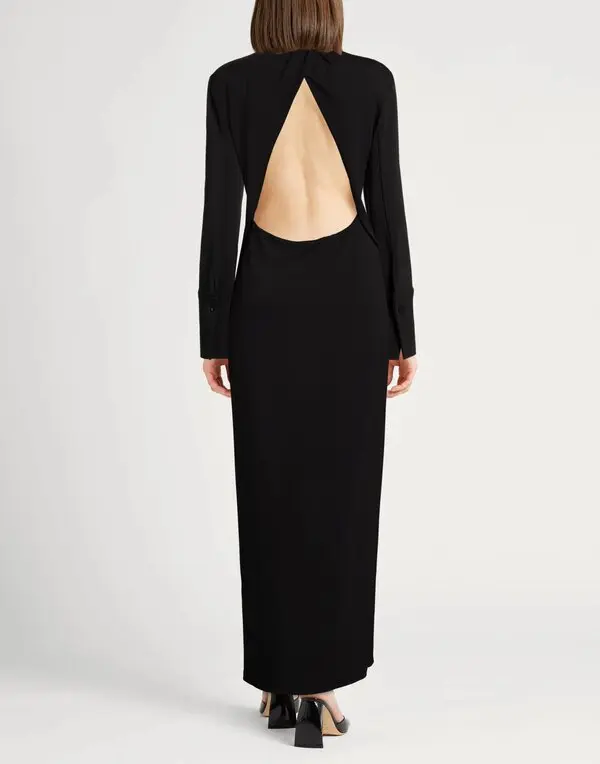 Sportmax Solid Color Shirt Dress