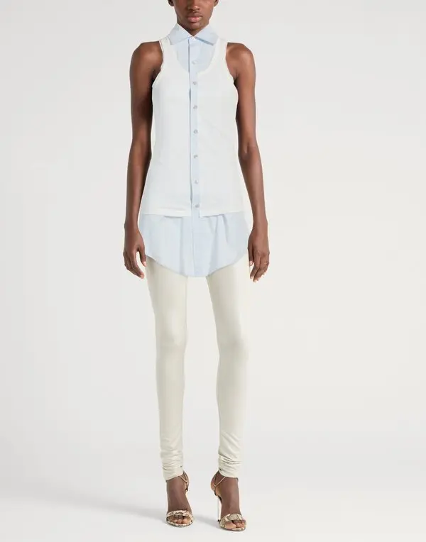 MAISON MARGIELA Two-tone Long Sleeveless Shirt