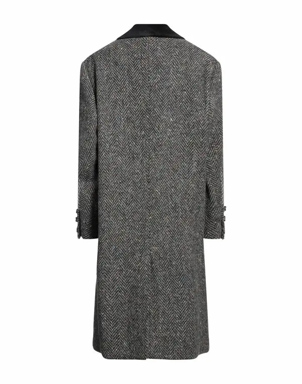 Marni Single-breasted Herringbone Flannel Coat
