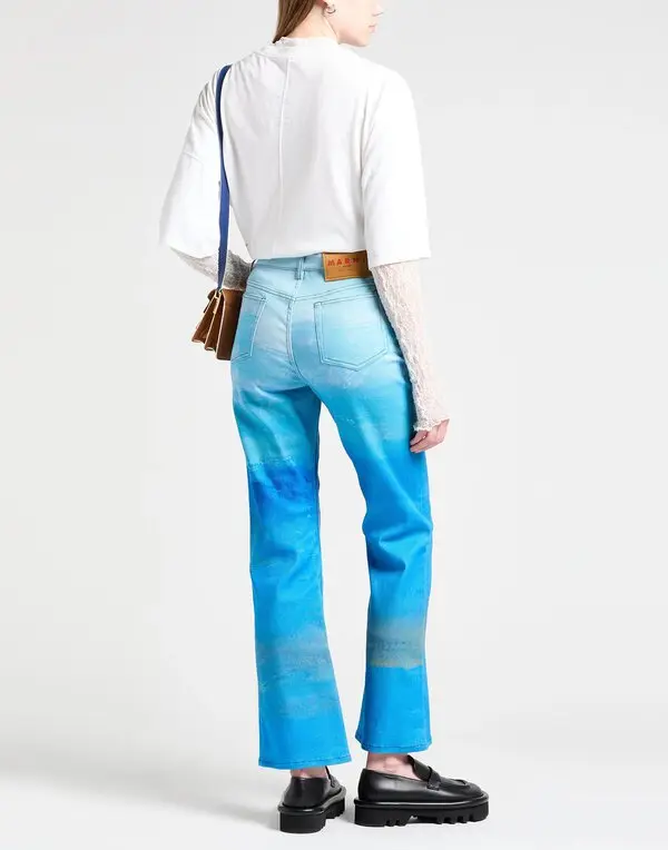 Marni Tie-dyed Flared Jeans