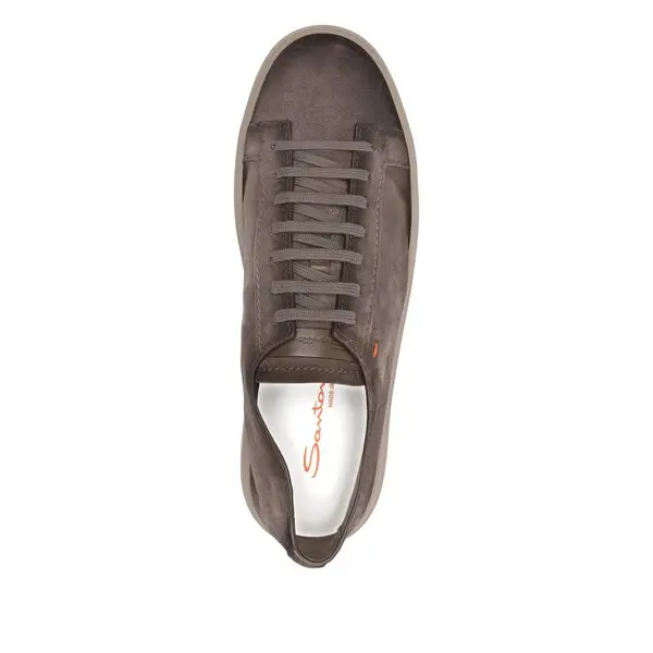 Santoni Logo Embossed Sneakers - Gray