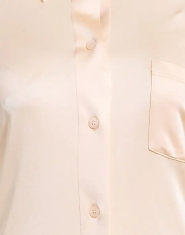 Sportmax Pointed Collar Long-sleeved Shirt With Chest Pocket