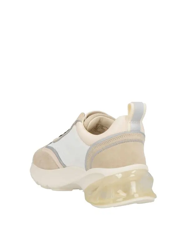 Tory Burch Lace-up Round Toe Sneakers With Embossed Logo Detailing
