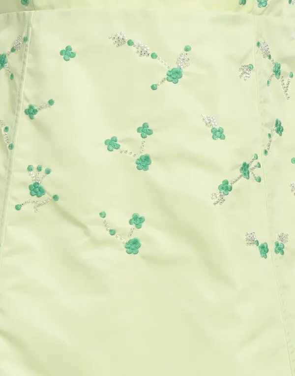 GANNI Sleeveless Embroidered Flared Dress