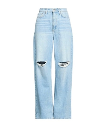 Rag & Bone Wide-leg Distressed Denim Pants