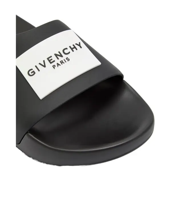 Givenchy Logo Rubber Sliders