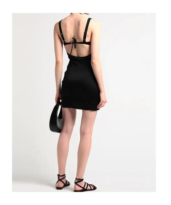 Jacquemus Sleeveless Deep V-neck Halter Dress