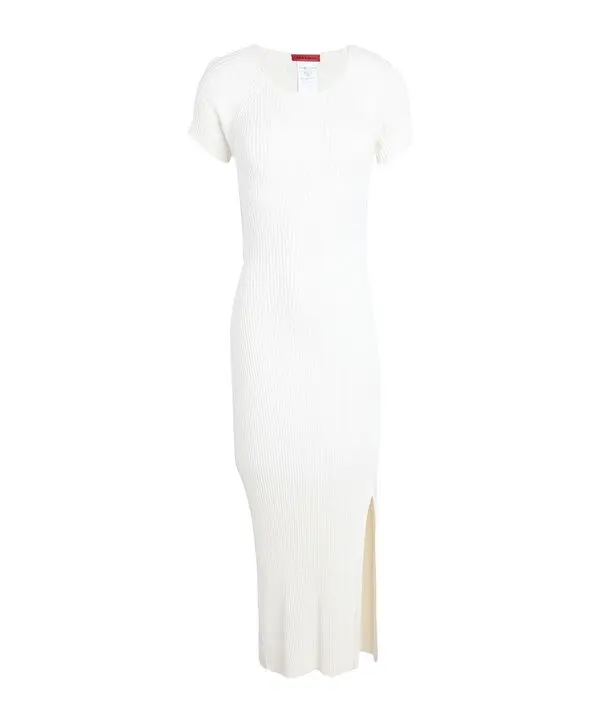 MAXCO. Max&co. Ribbed Knit Dress With Cutout Detail