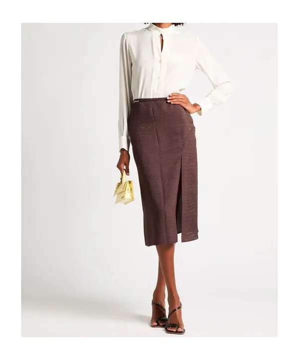 Jacquemus Slit Midi Skirt