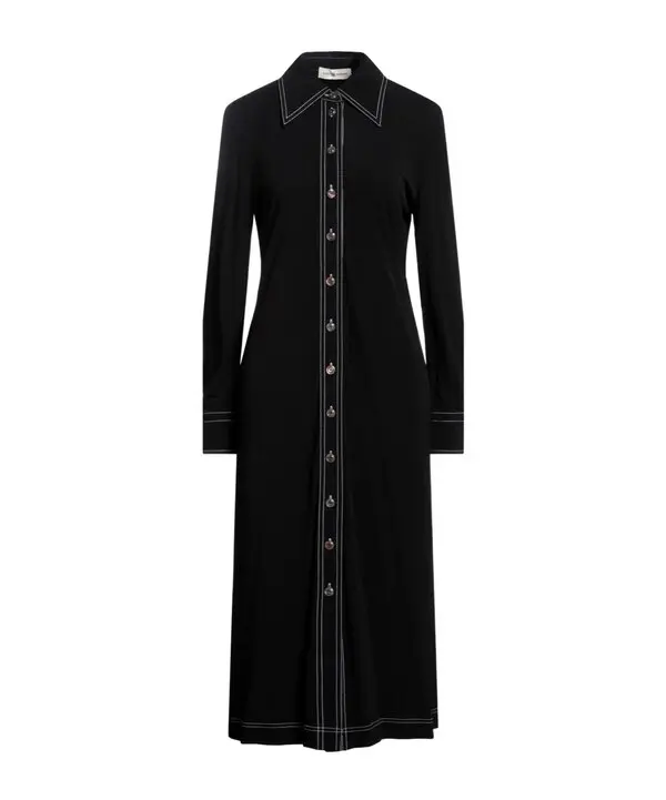 Tory Burch Long Sleeve Belted Shirt Dress