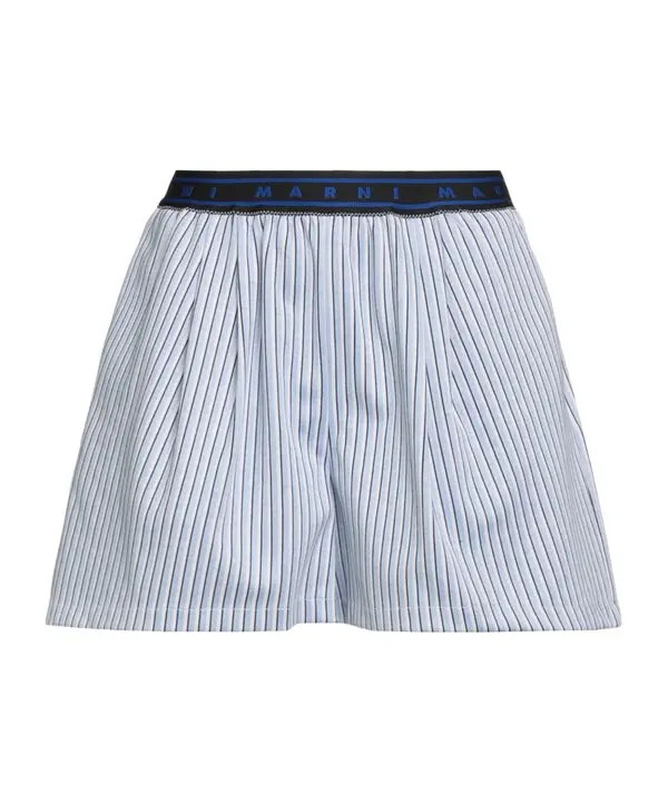 Marni Striped Pleated Shorts