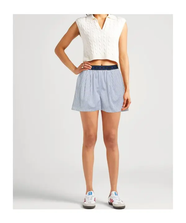 Marni Striped Pleated Shorts