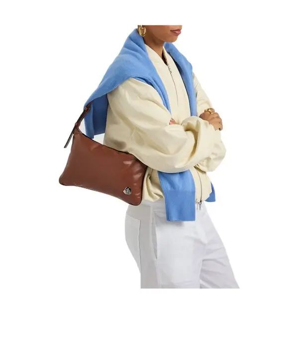 Moncler Quilted Leather Shoulder Bag