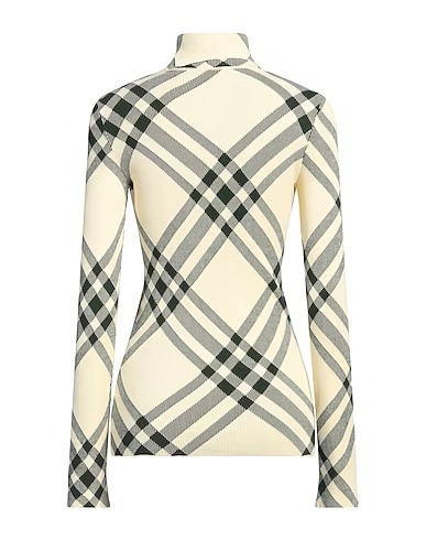 Burberry Geometric Print Turtleneck Sweater - Nude