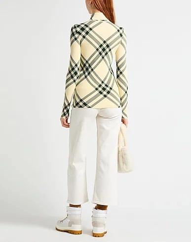 Burberry Geometric Print Turtleneck Sweater - Nude