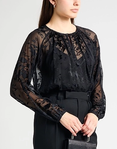Rag & Bone Solid-color Georgette Top