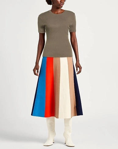 Rag & Bone Ribbed Crewneck Short Sleeve Knit Top
