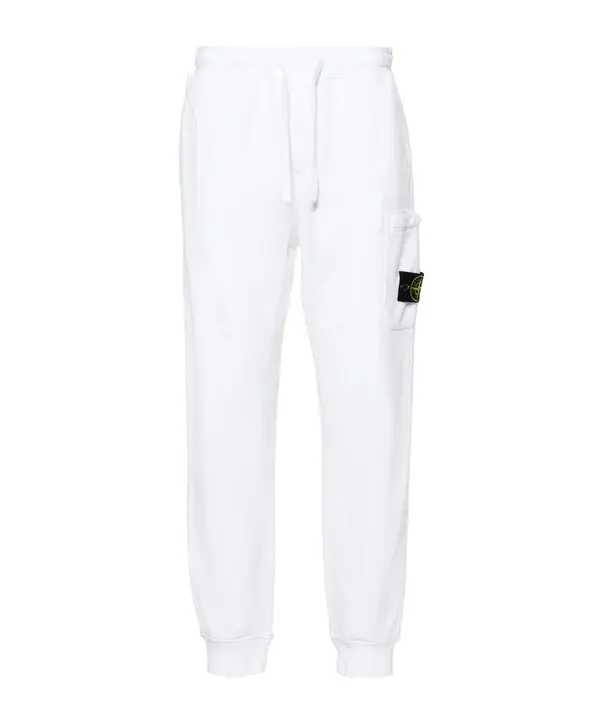 Stone Island Logo Patch Drawstring Sweatpants