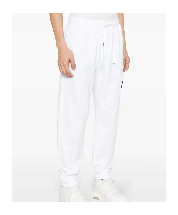 Stone Island Logo Patch Drawstring Sweatpants