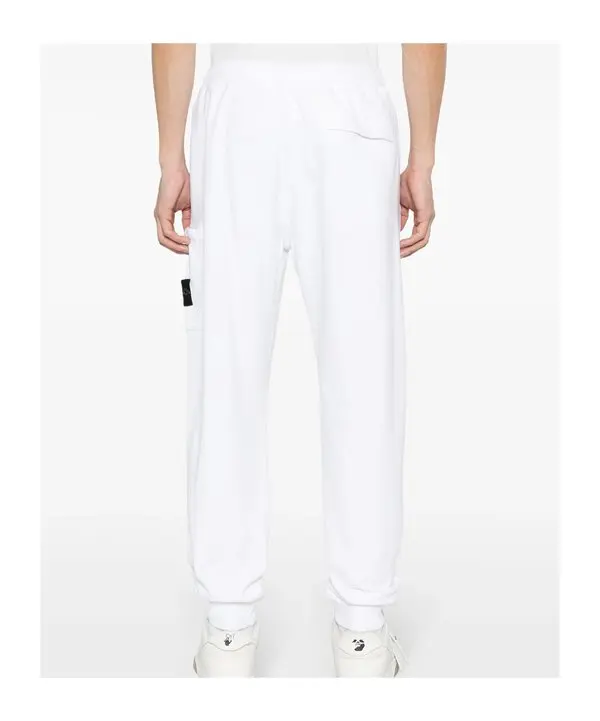 Stone Island Logo Patch Drawstring Sweatpants