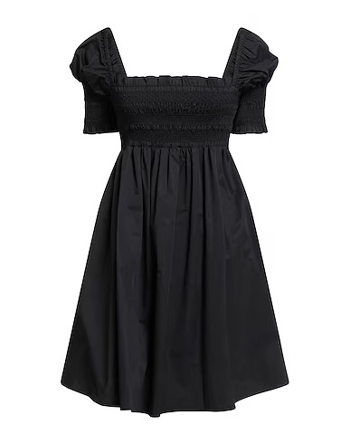 Tory Burch Short Sleeve Square Neck Flared Dress