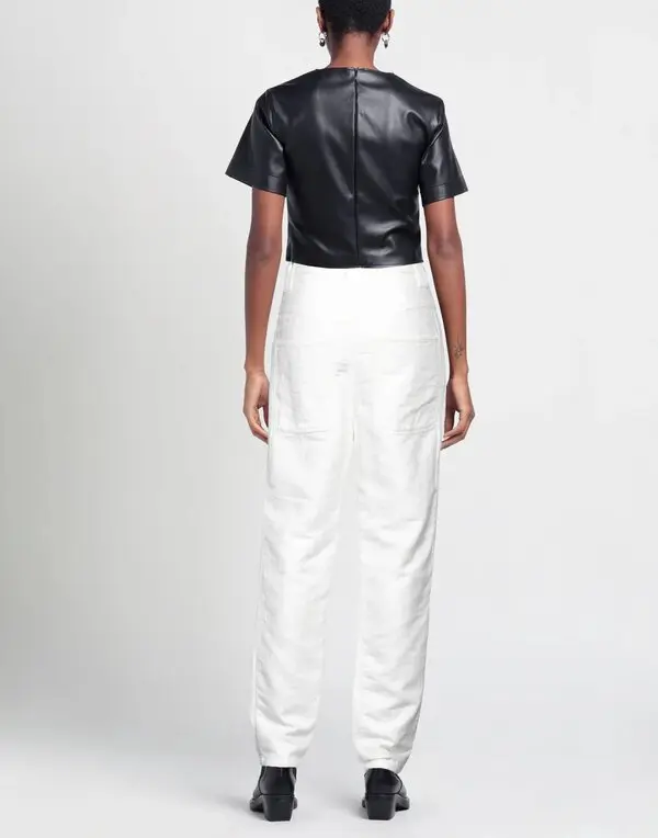 Isabel Marant Étoile Minimalist Solid Color Webbing Pants
