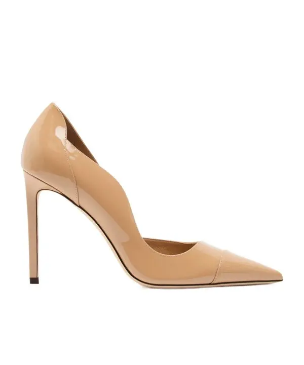 JIMMY CHOO Brigitte 100 Patent Leather Pumps