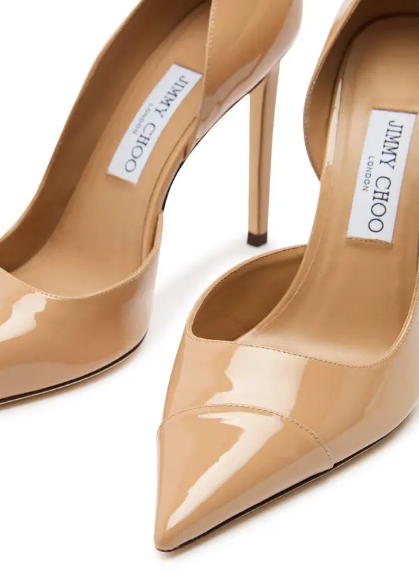 JIMMY CHOO Brigitte 100 Patent Leather Pumps
