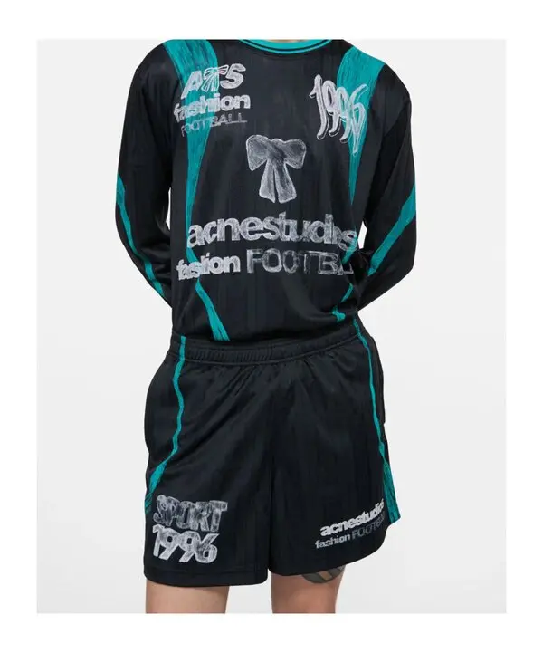 Acne Studios Graphic Print Elasticated Shorts