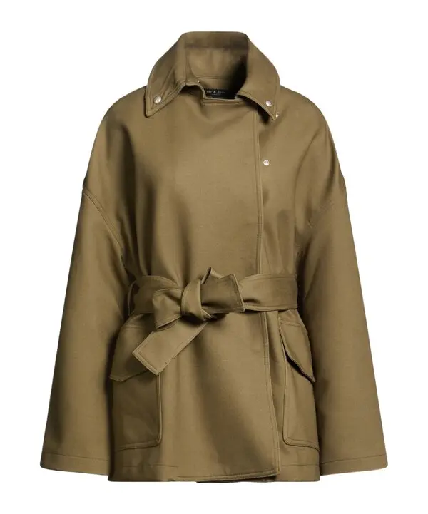 Rag & Bone Belted Gabardine Trench Coat