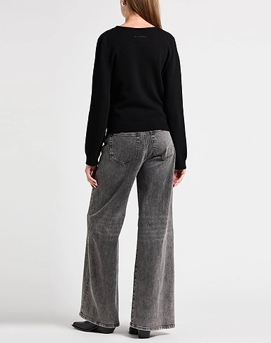 MAISON MARGIELA Printed Knit Sweater With Cut-out Details