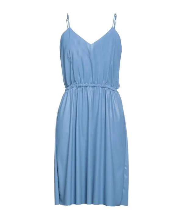 MAISON MARGIELA Sleeveless V-neck Dress - Blue