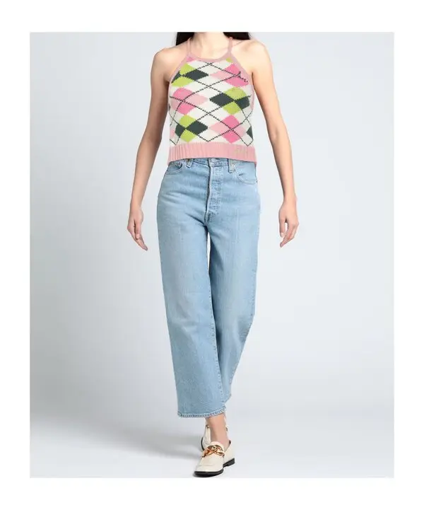 GANNI Geometric-patterned Top