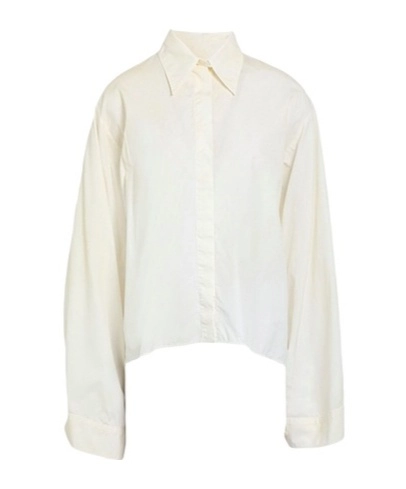 MAISON MARGIELA Tie-dye Long-sleeved Shirt - White