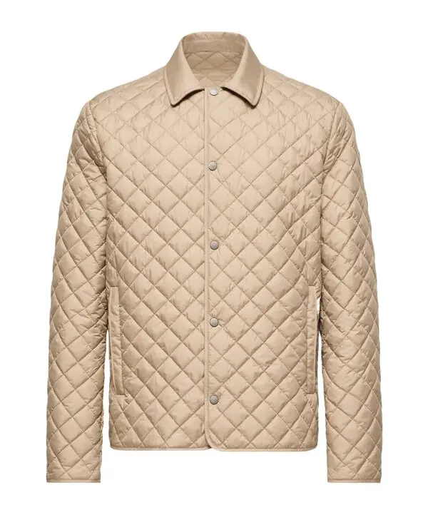 Moncler Avrelie Diamond Quilted Padded Shirt Jacket