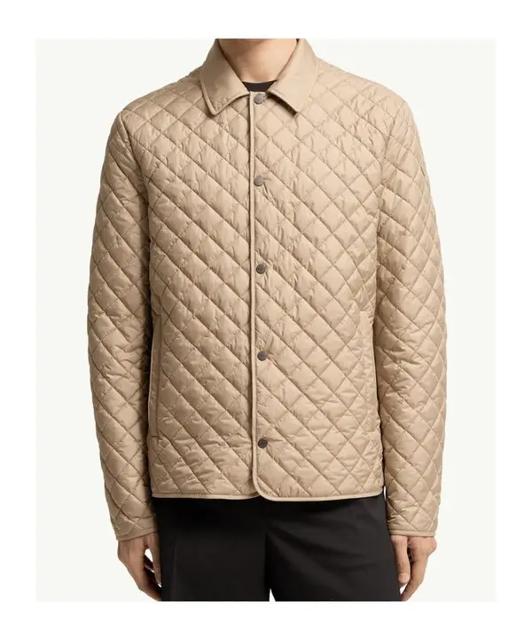 Moncler Avrelie Diamond Quilted Padded Shirt Jacket