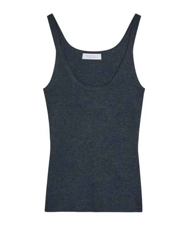 Gabriela Hearst Cashmere And Silk-blend Tank - Black