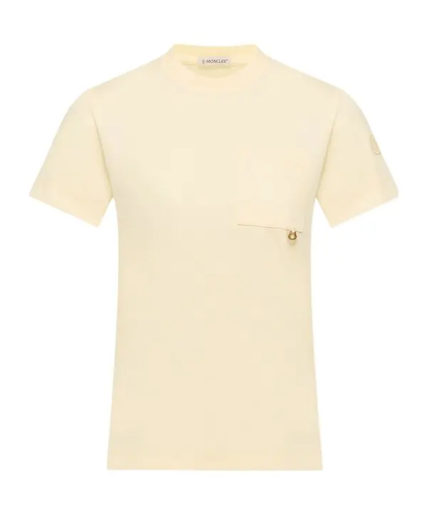 Moncler Metal Logo Cotton T-shirt