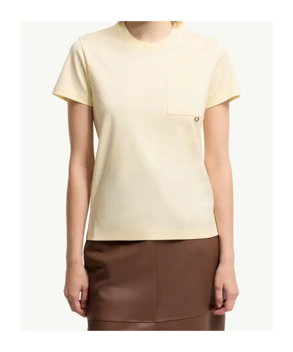 Moncler Metal Logo Cotton T-shirt